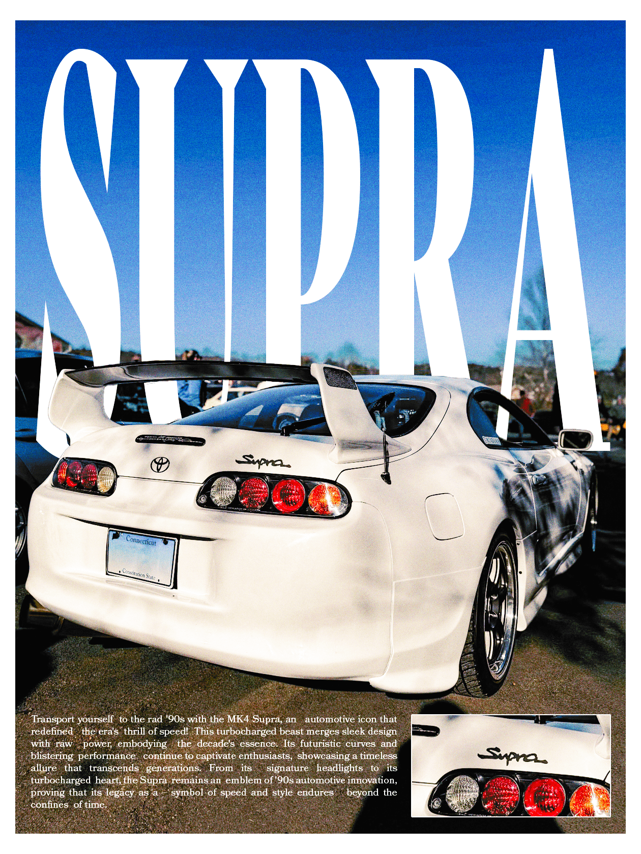 Toyota Supra MK4 Poster – Anti Slow Club